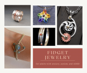 Fidget Jewelry & Spinner Rings for Anxiety, Autism & ADHD: Stim Freely