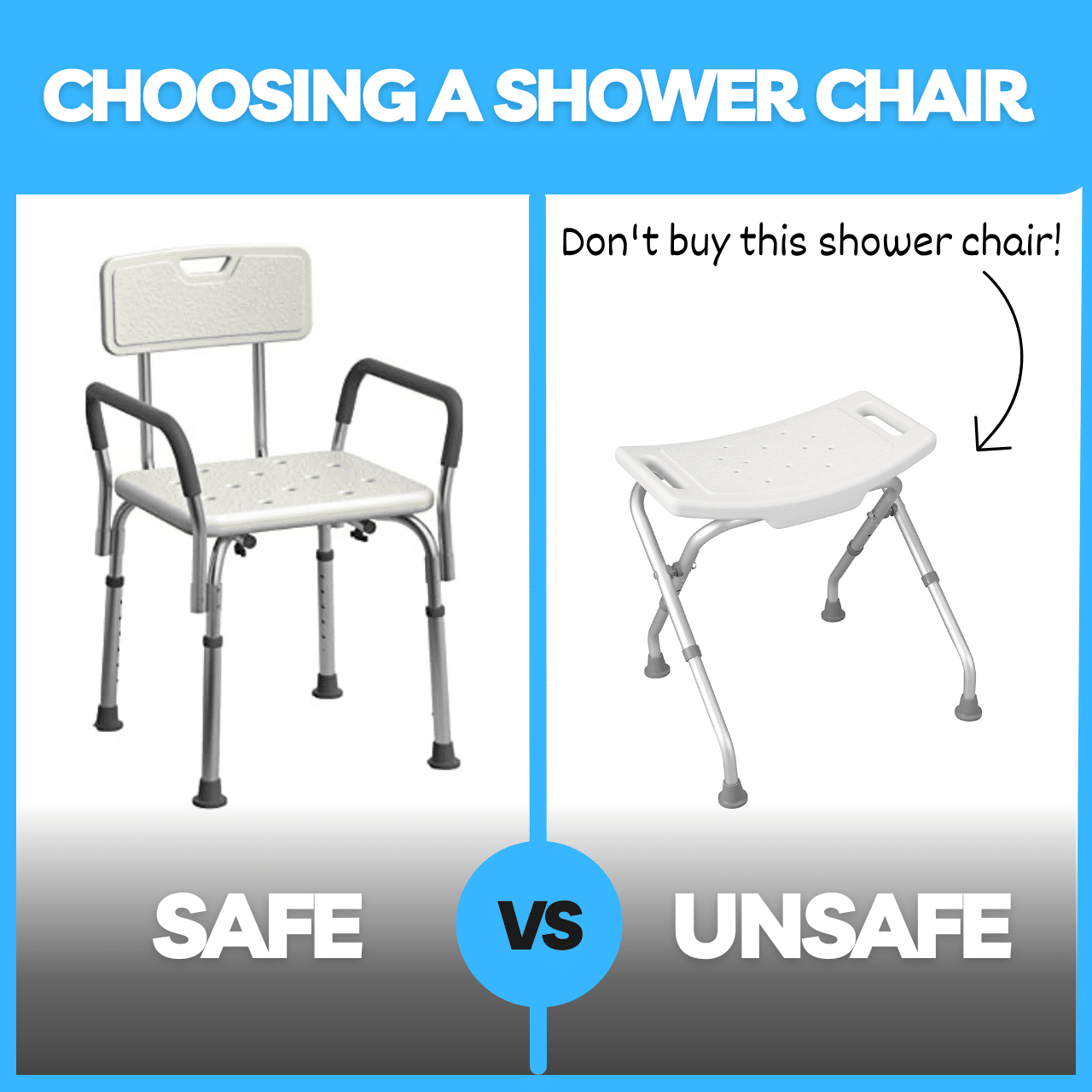 8 Safe Shower Chairs for Seniors and Disabled People