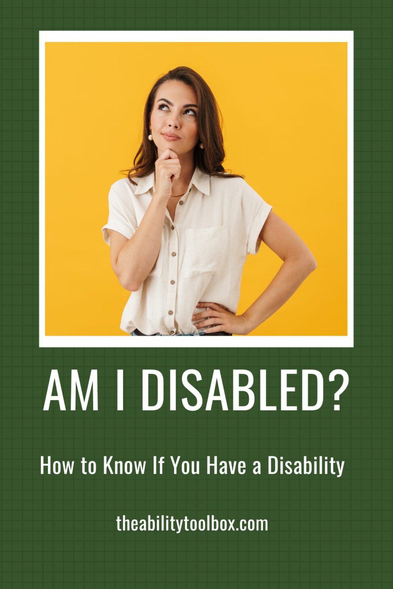 Am I Disabled? How to Know If You Have a Disability